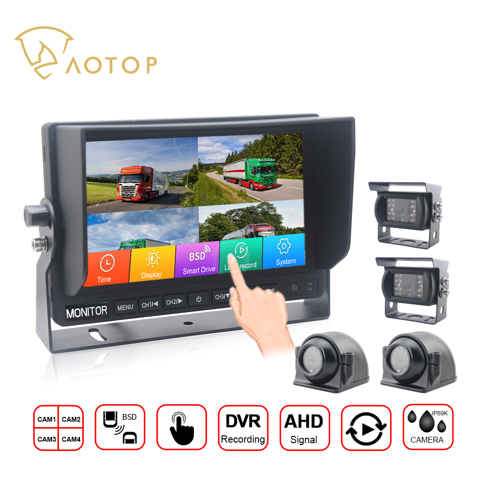 AOTOP-Reverse Camera System,Car Camera,Car Monitor,Wireless Backup ...