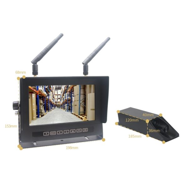 Waterproof HD Forklift Camera System,Forklift Truck Monitoring System,2 ...