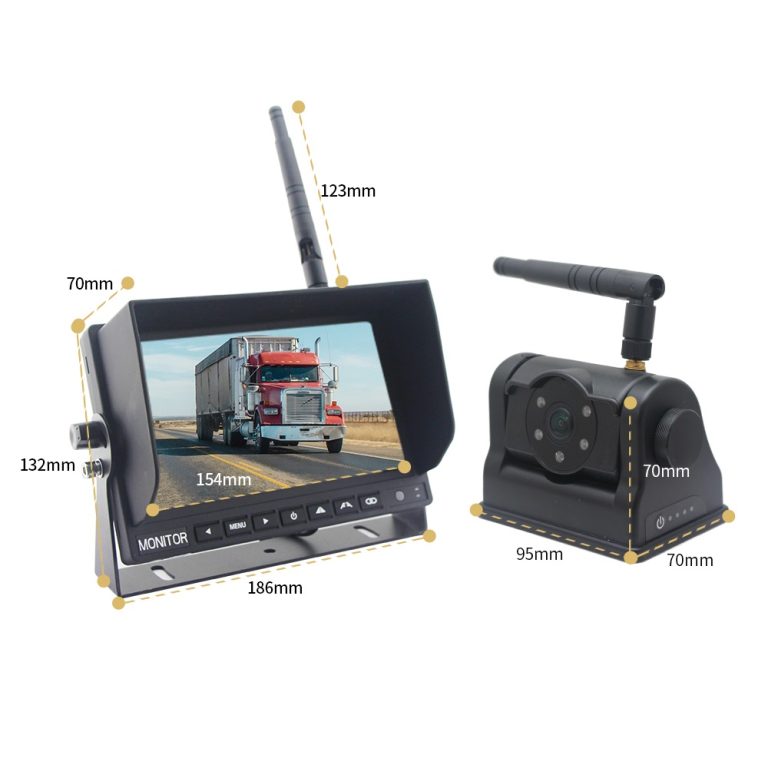 Wireless Truck Backup Camera Monitor System,AHD Wireless Reverse Vision ...