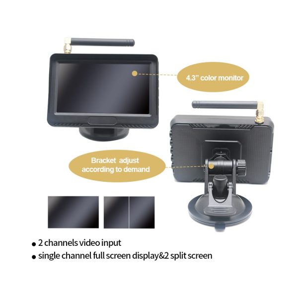 4.3Inch Wireless Car Reverse Camera System,Wireless Vehicle Backup ...