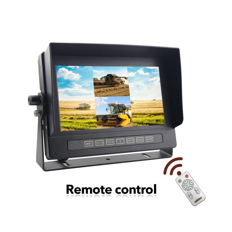 ISO Factory 12-24V CVBS 4 Ways Video Signal Input Rear View Monitor ...