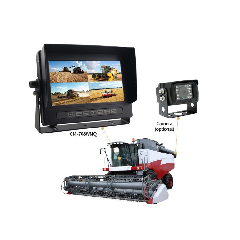 ISO Factory 12-24V CVBS 4 Ways Video Signal Input Rear View Monitor ...