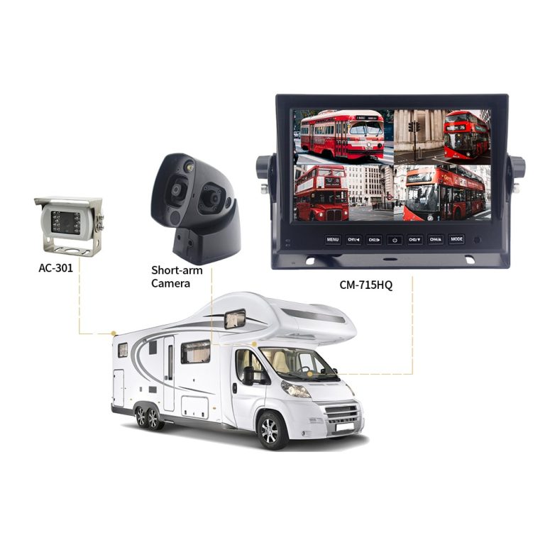 Bus Surveillance Camera System,3 Vision Cameras HD Vehicle Safety ...